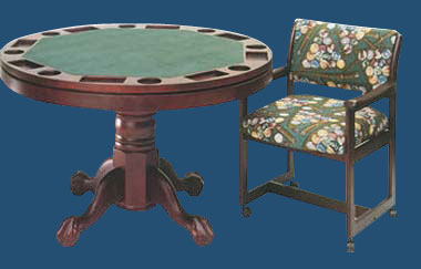 Batman-Inspired Custom Poker Table - Steamboat Tables
